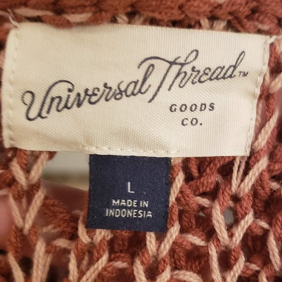 Universal Thread | Sweaters | Universal Thread Crochet Open Weave Tunic ...